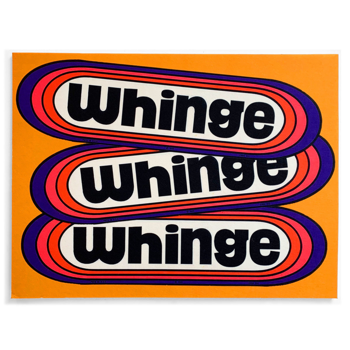 Whinge Whinge Whinge | David Art Wales