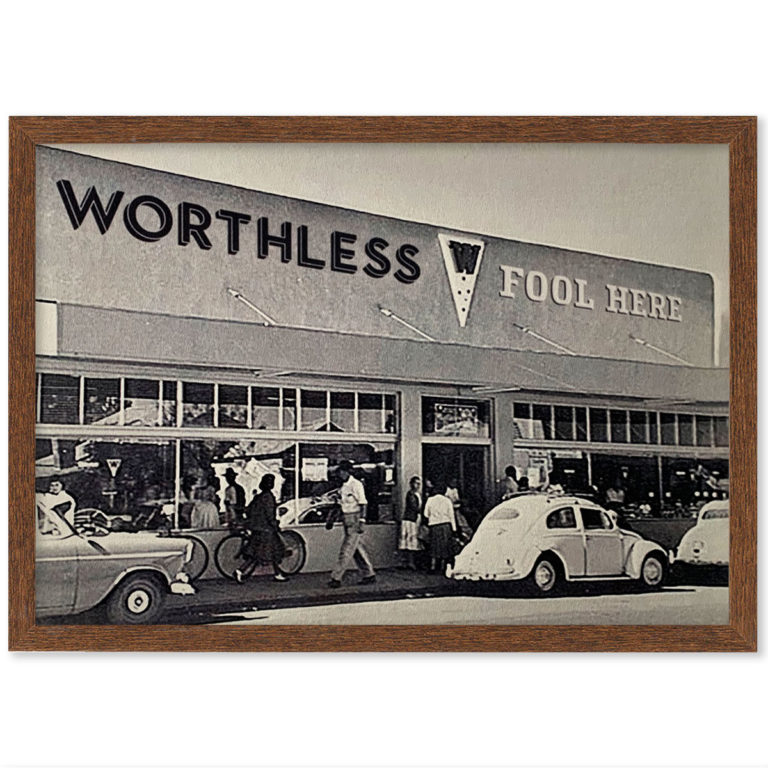 Worthless Fool Here | David Art Wales